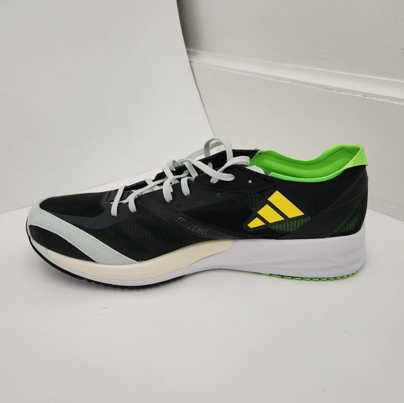 adidas | Shoes | Adidas Adizero Adios 7 Running Shoes Black Solar Green ...